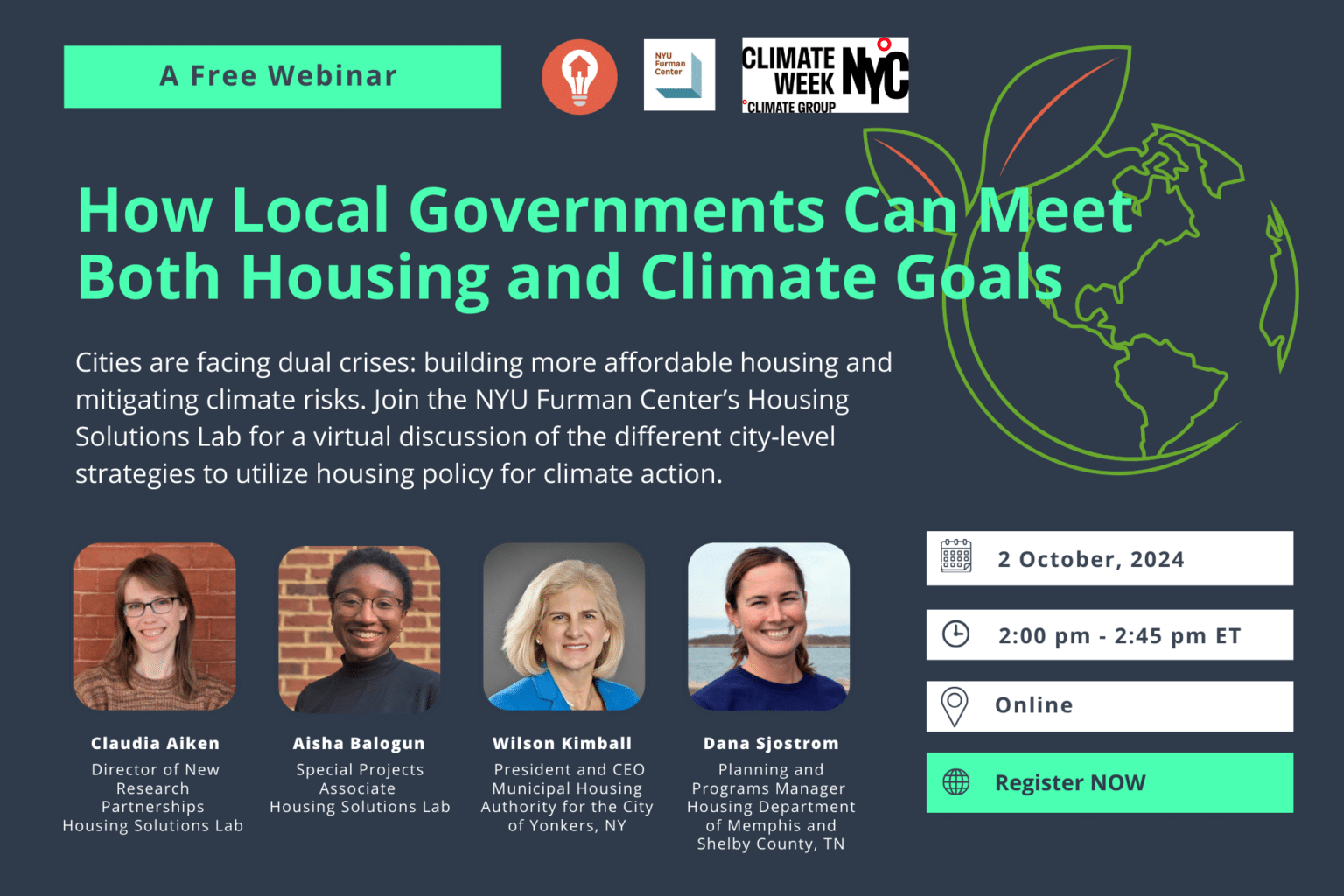 Free Webinar: Leveraging Housing Policy to Advance Local Climate Goals